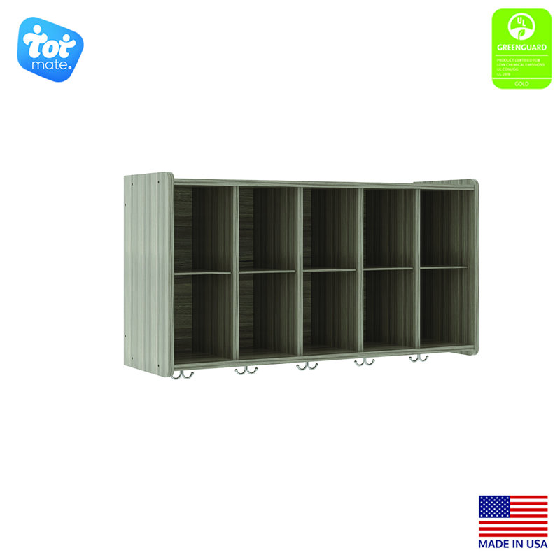 TotMate Tot Mate 10 Compartment Hook Wall Mounted Cubby Storage Reviews Wayfair